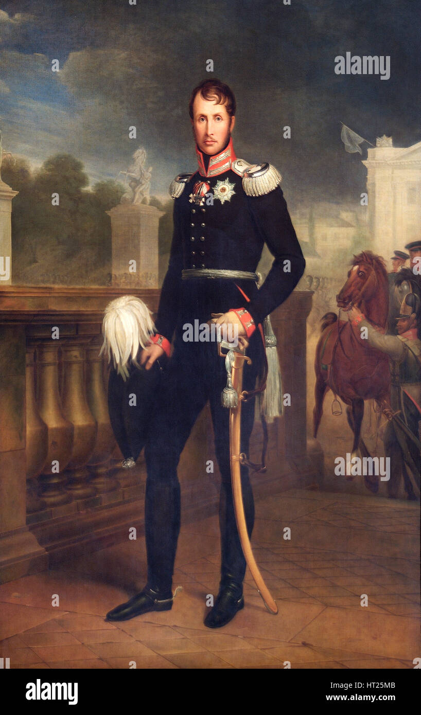Portrait of King Frederick William III of Prussia, 1818. Artist ...