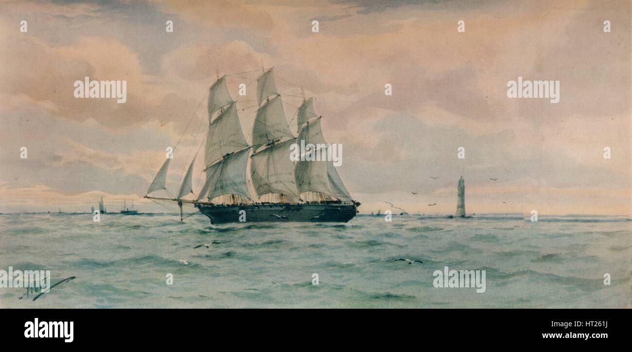 'Seascape', c1895. Artist: Albert Ernest Markes Stock Photo - Alamy