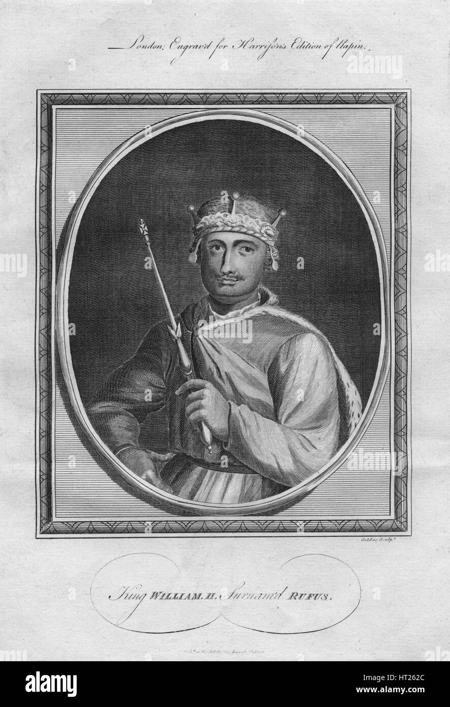 King william ii william rufus Black and White Stock Photos & Images - Alamy