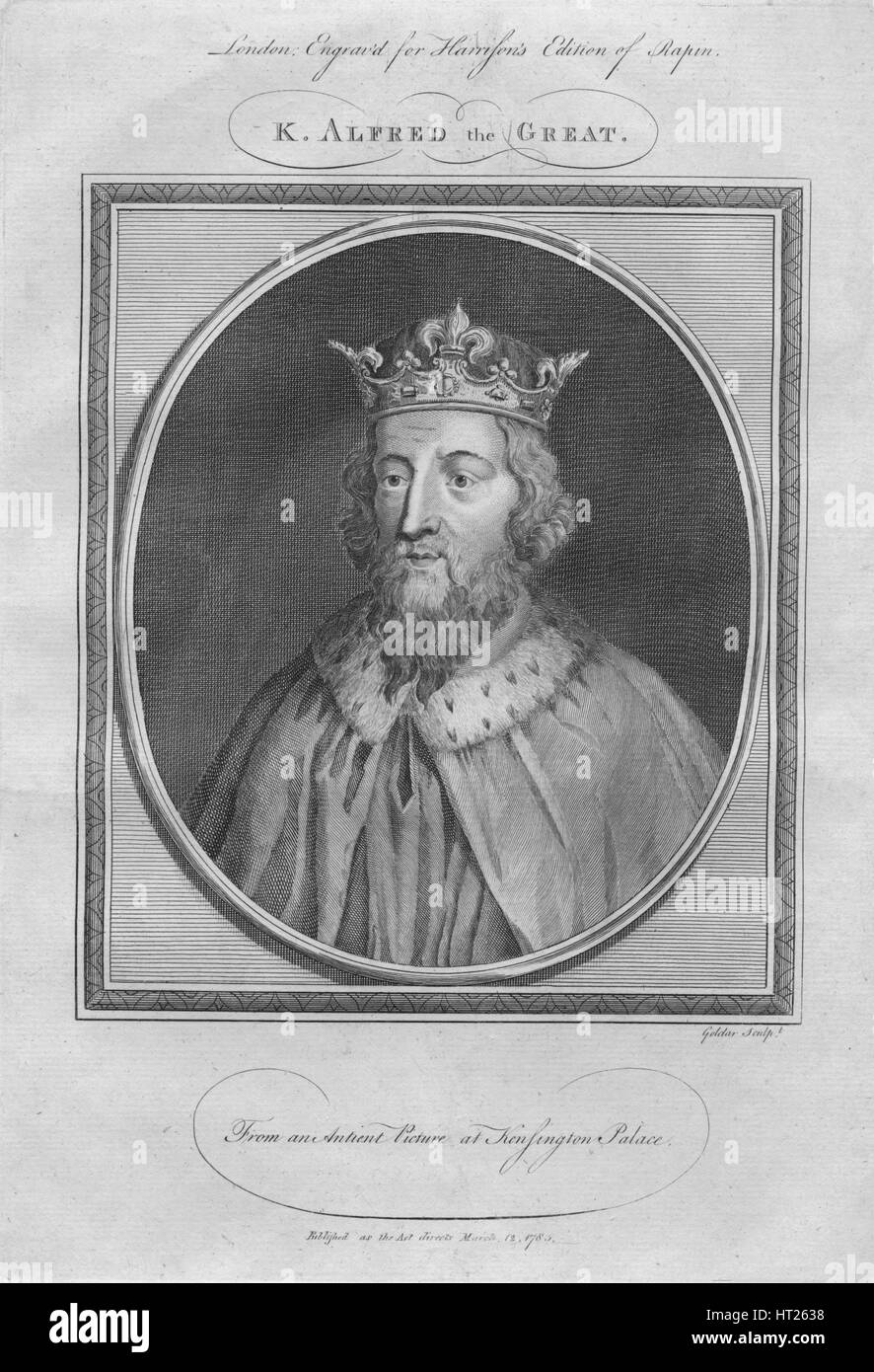 King alfred great portrait king hi-res stock photography and images - Alamy