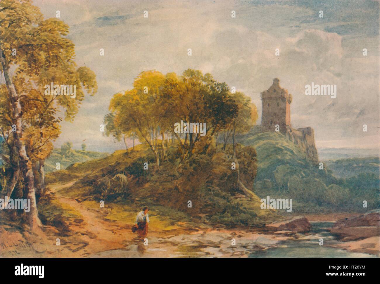 'Warlock Knowe', 1872. Artist: William Leighton Leitch Stock Photo - Alamy