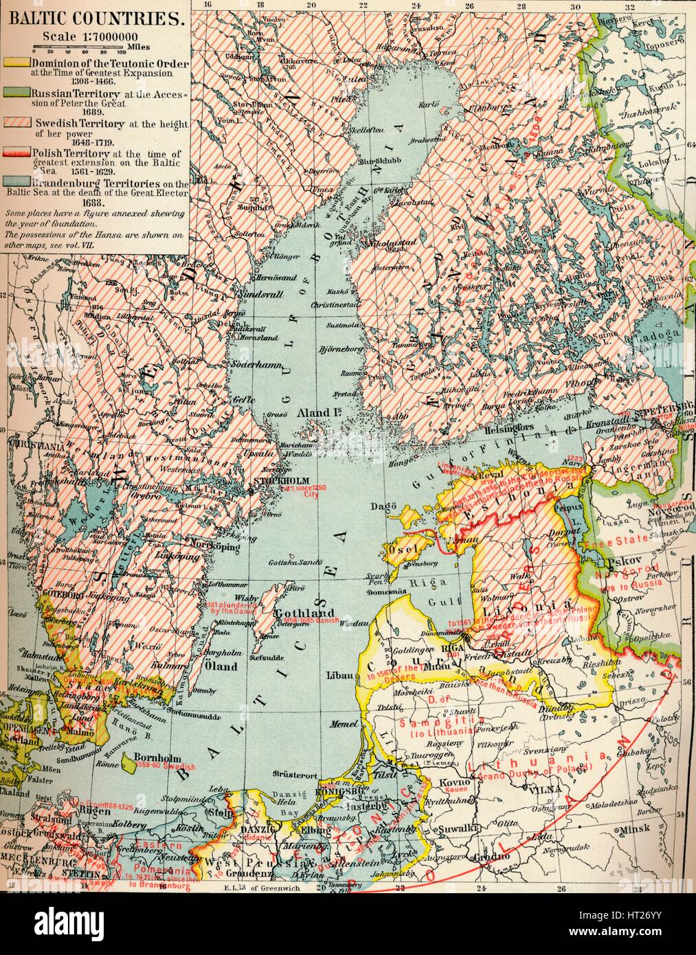 'Baltic Countries', c1907, (1907). Artist: Unknown Stock Photo - Alamy