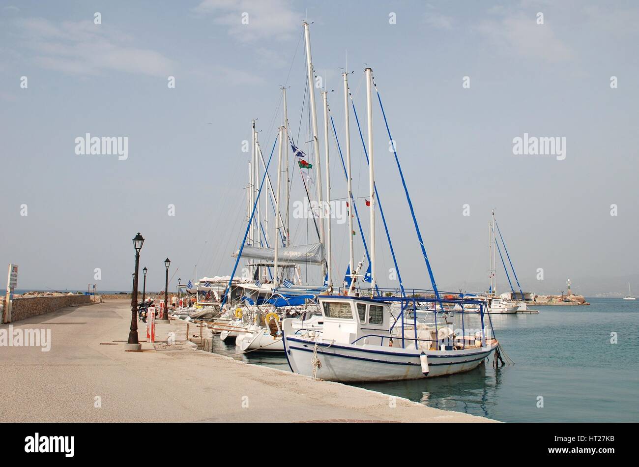 Harbour milos greece hi-res stock photography and images - Alamy