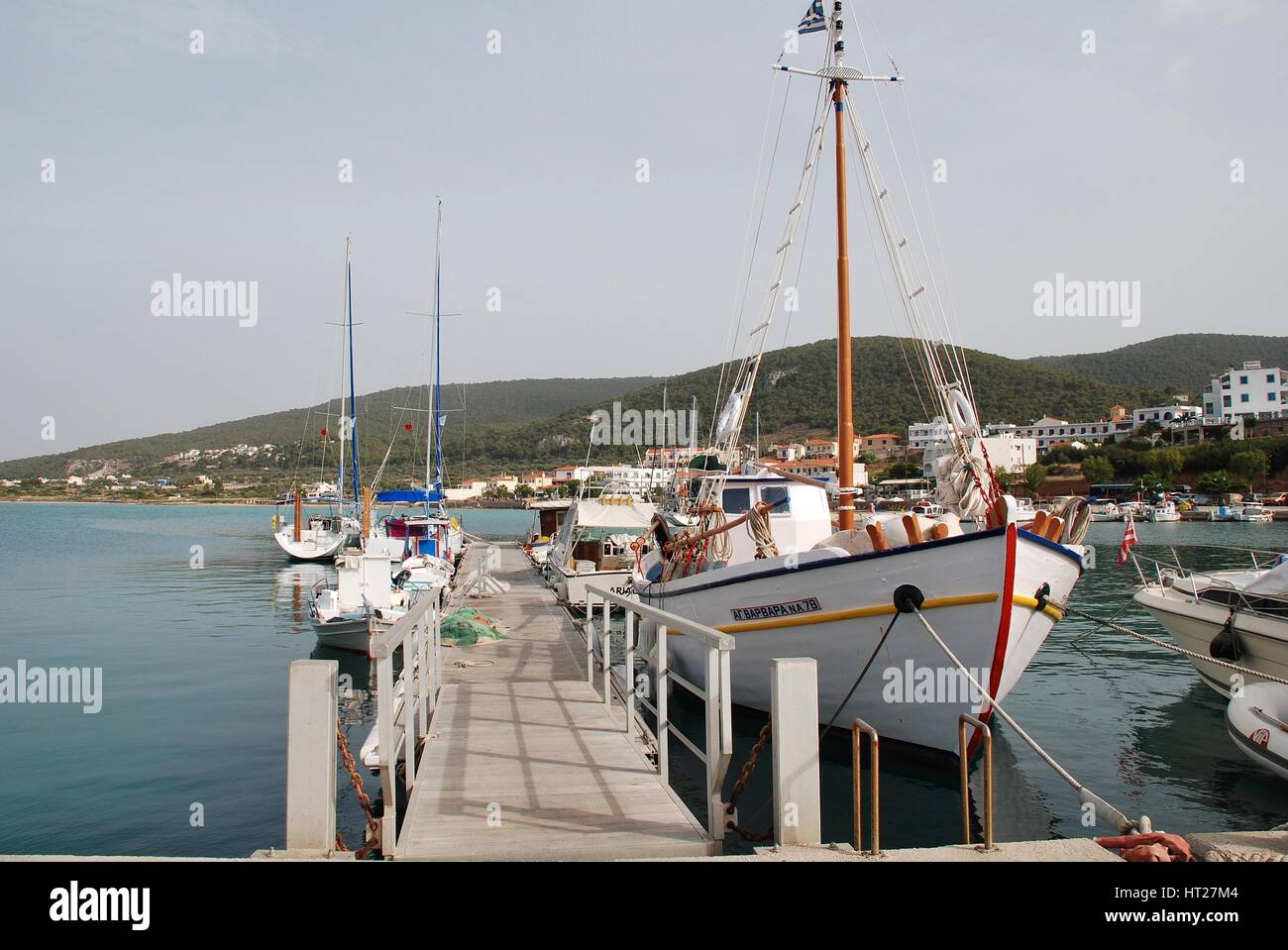 Harbour milos greece hi-res stock photography and images - Alamy