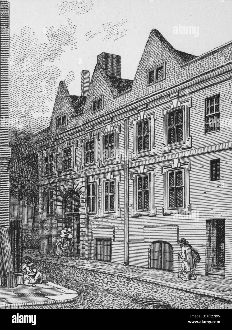 Principal entrance to Leathersellers' Hall, City of London, 1801 (1911 ...