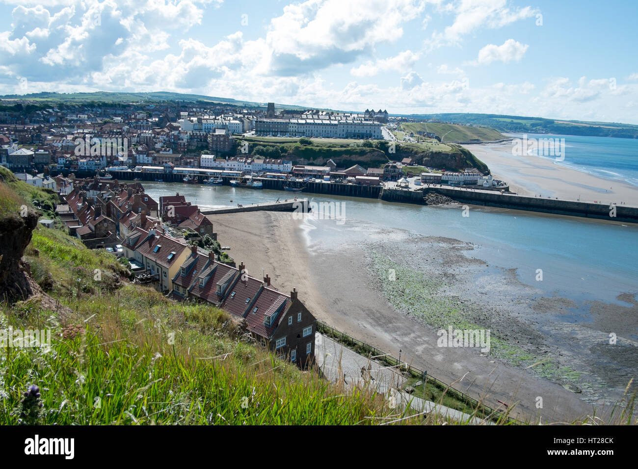 Whitby, North Yorkshire in the summertime Stock Photo - Alamy