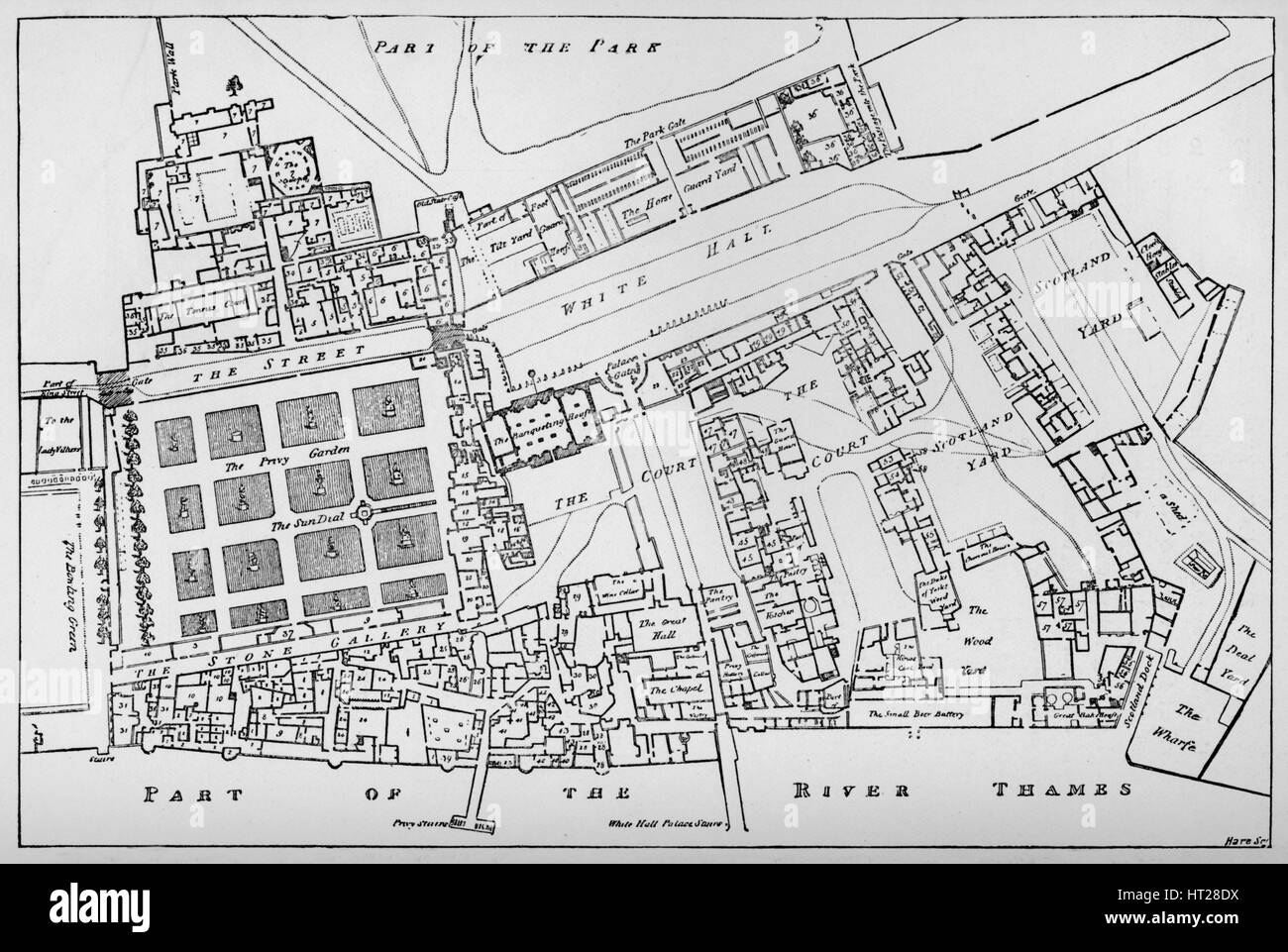 London england map 17th century High Resolution Stock Photography and ...