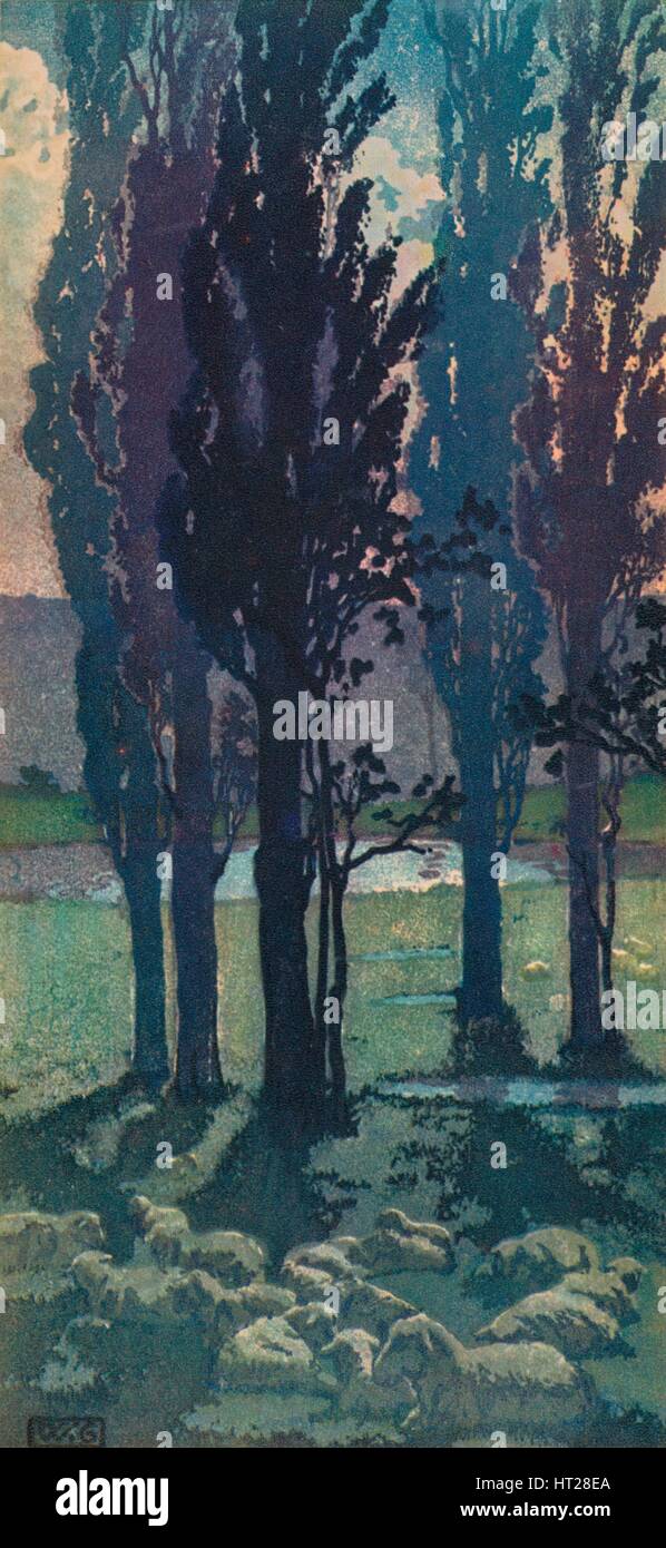 'September Moon', c1901, (1928). Artist: William Giles Stock Photo - Alamy