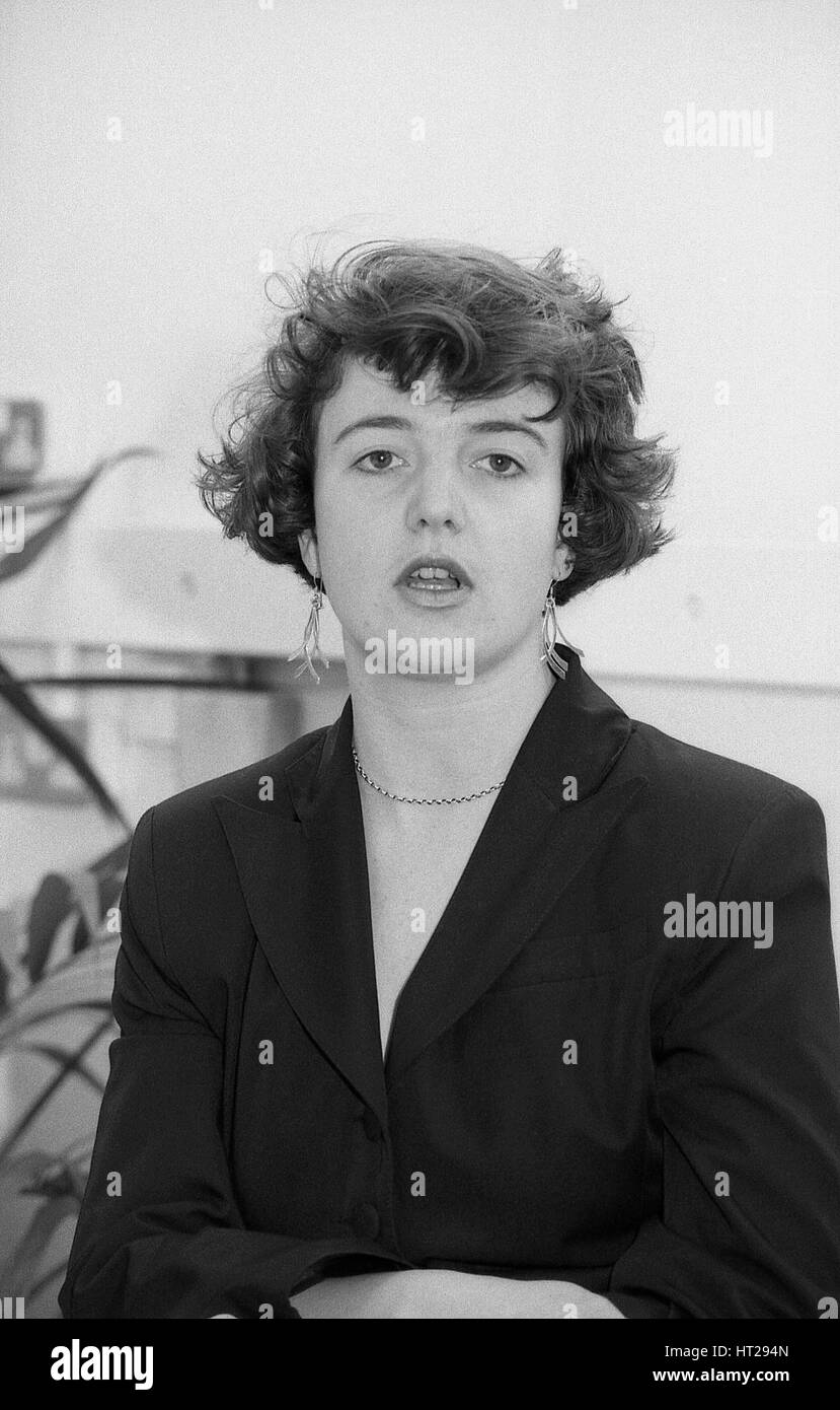 Helen Taylor, Assistant Secretary of the Democratic Left Party, attends ...