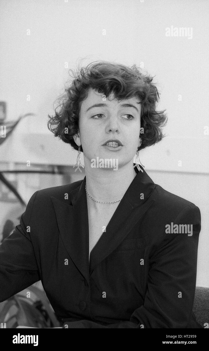 Helen Taylor, Assistant Secretary of the Democratic Left Party, attends ...