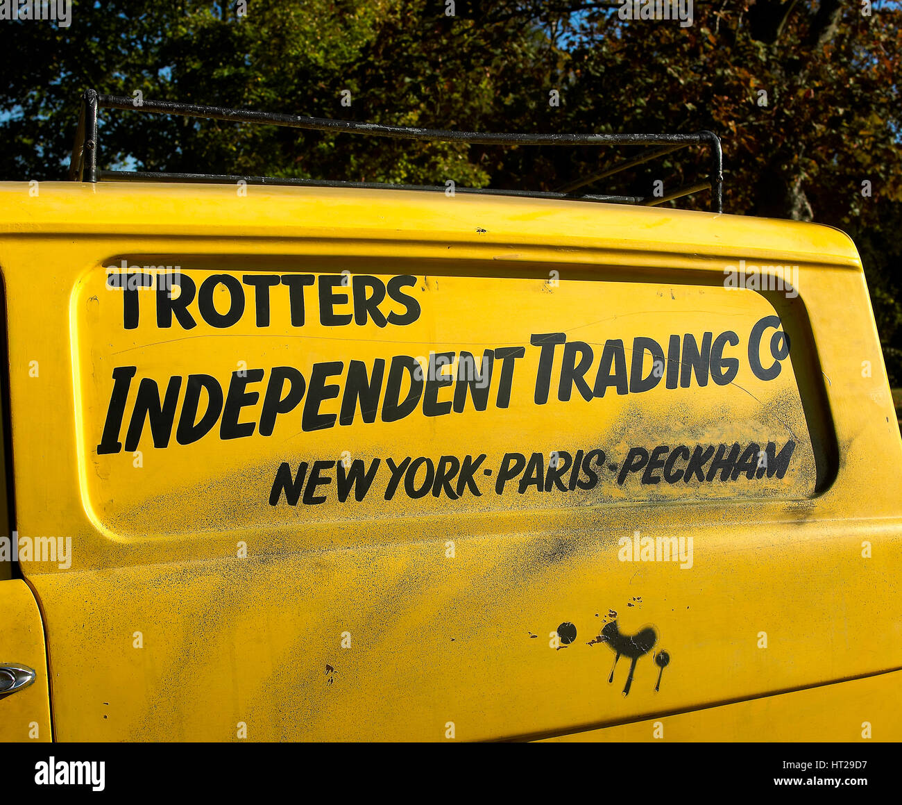 Trotter's Reliant Van from 'Only Fools and Horses' tv programme ...