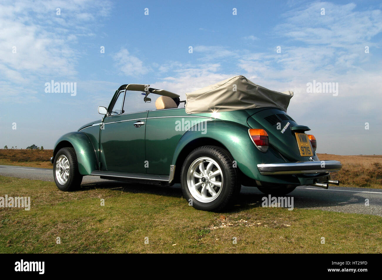 Lime Green Beetle Convertible