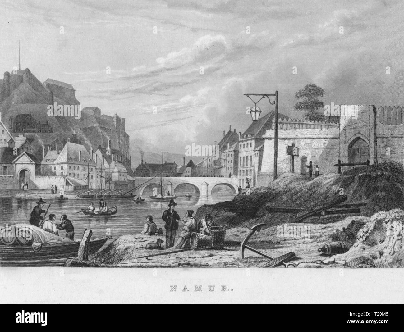'Namur', 1850. Artist: Shury & Son Stock Photo - Alamy