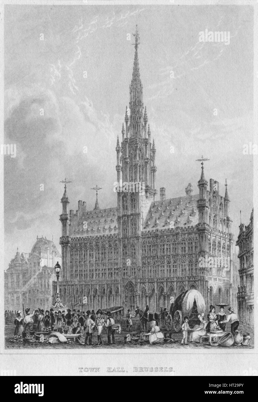 Medieval brussels Black and White Stock Photos & Images - Alamy