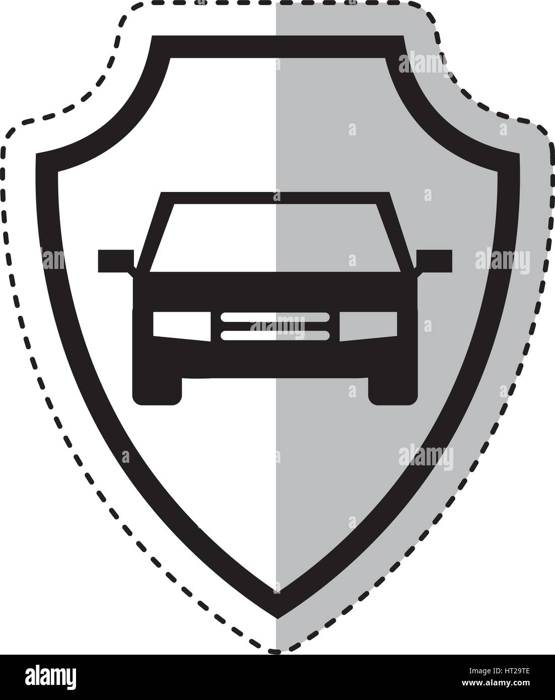 Protected car Stock Vector Images - Alamy