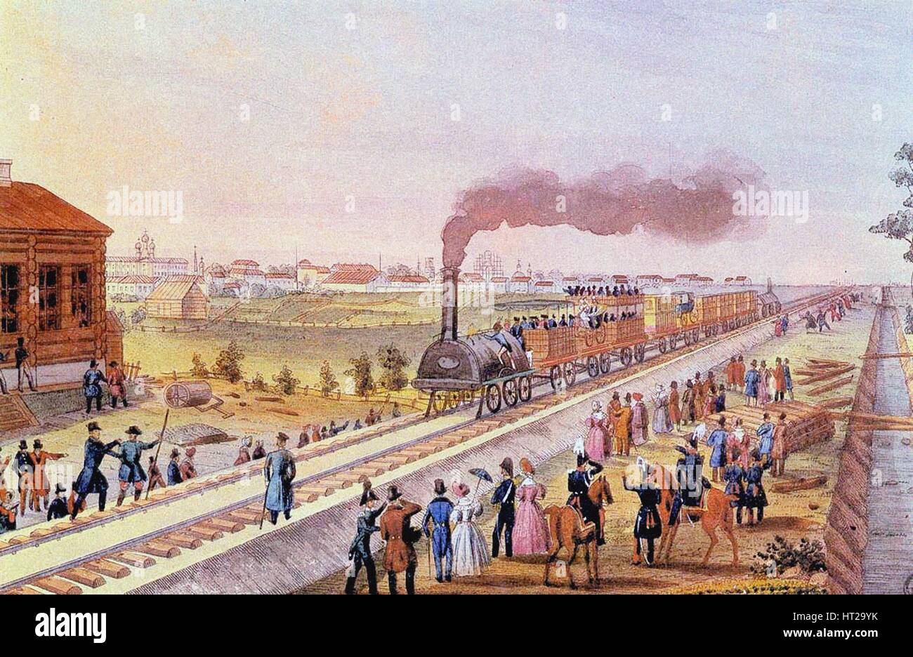 First train hi-res stock photography and images - Alamy