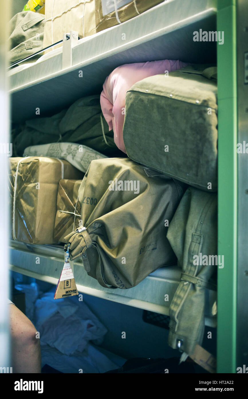 Train luggage bags hi-res stock photography and images - Alamy