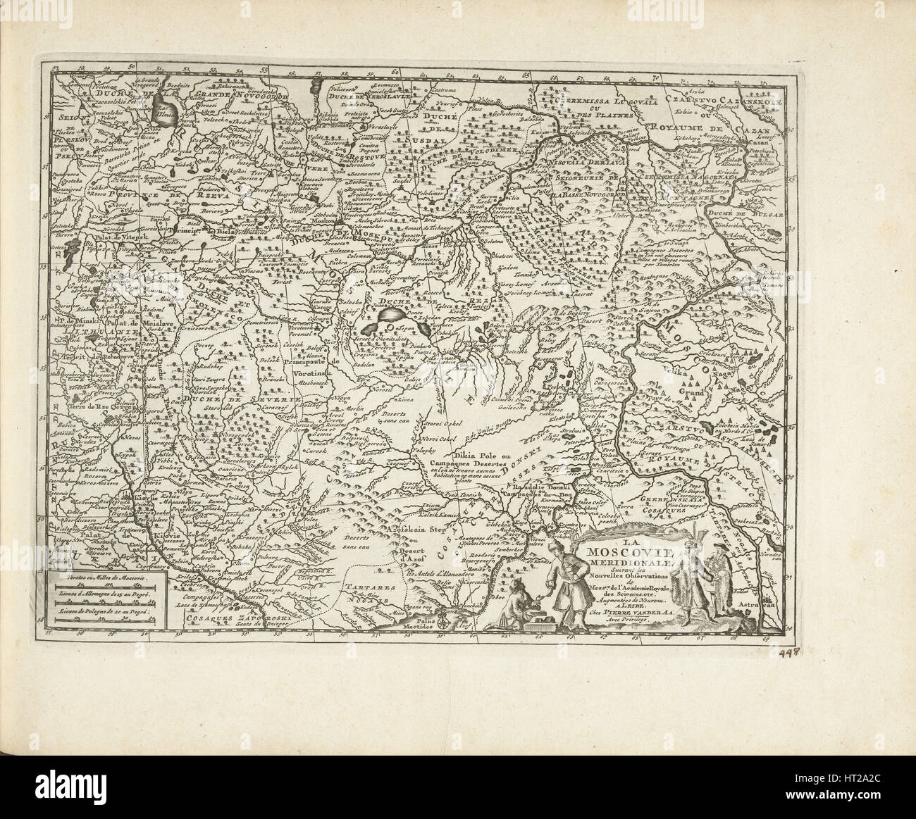Moscovia map hi-res stock photography and images - Alamy