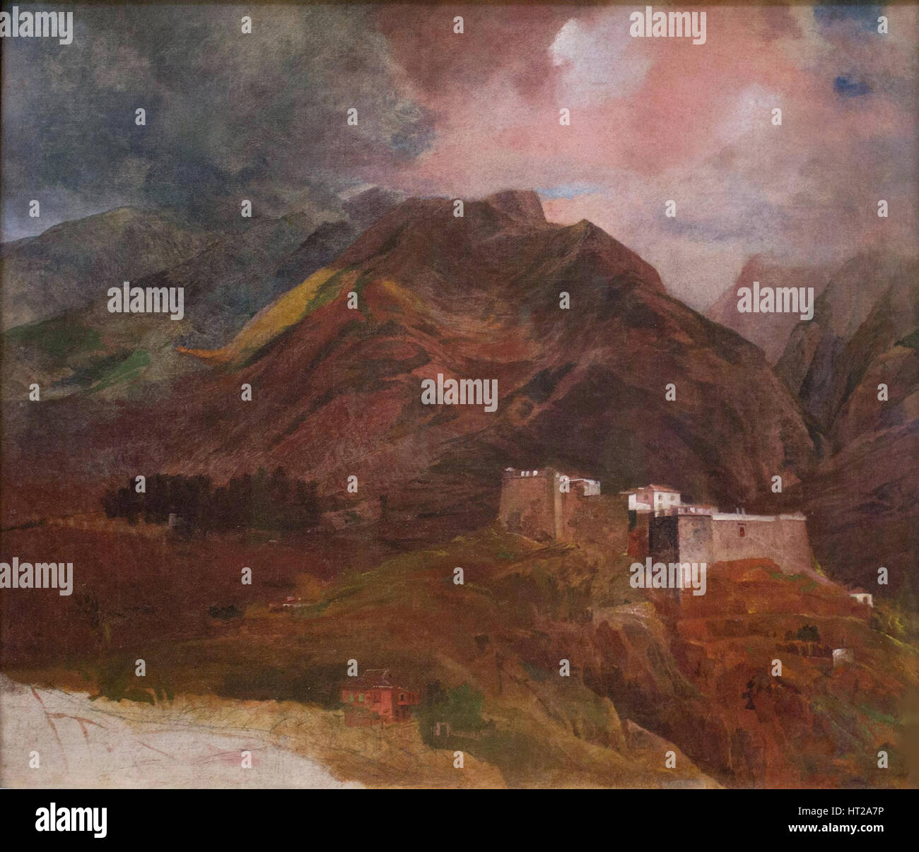 The Peak Fort on the island of Madeira, 1849-1850. Artist: Briullov ...