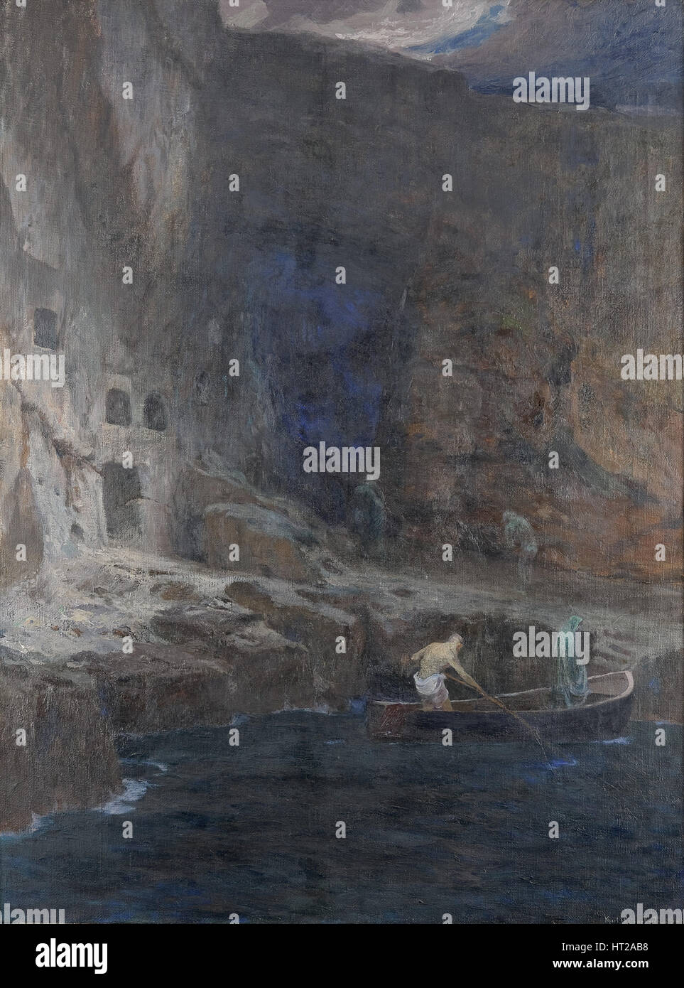 The Souls of Acheron (Detail), 1898. Artist: Hirémy-Hirschl, Adolf ...
