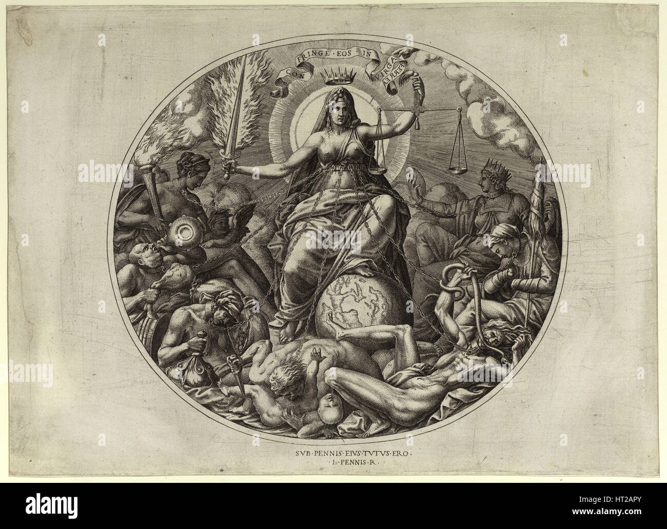 Justice, Mid of 16th century. Artist: Davent, Léon (active ca 1540-1560 ...