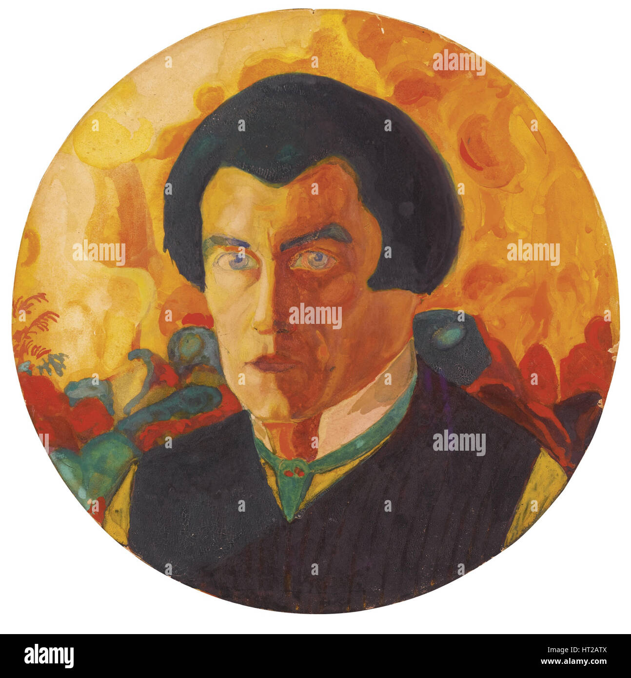 Self-Portrait, 1908-1910. Artist: Malevich, Kasimir Severinovich (1878 ...