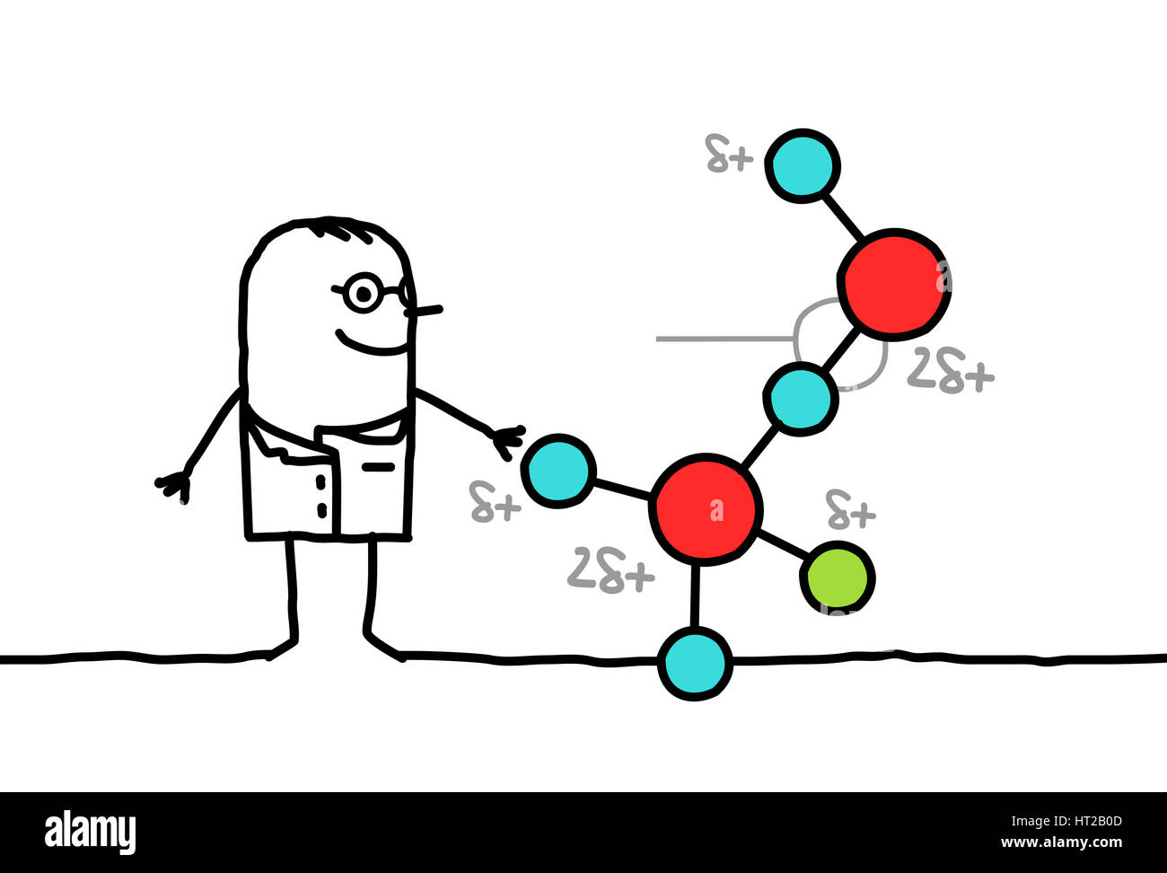 Cartoon scientist Cut Out Stock Images & Pictures - Alamy