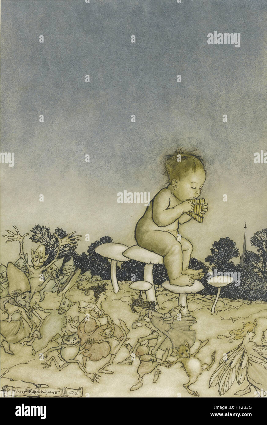 Peter Pan, 1906. Artist: Rackham, Arthur (1867-1939 Stock Photo - Alamy