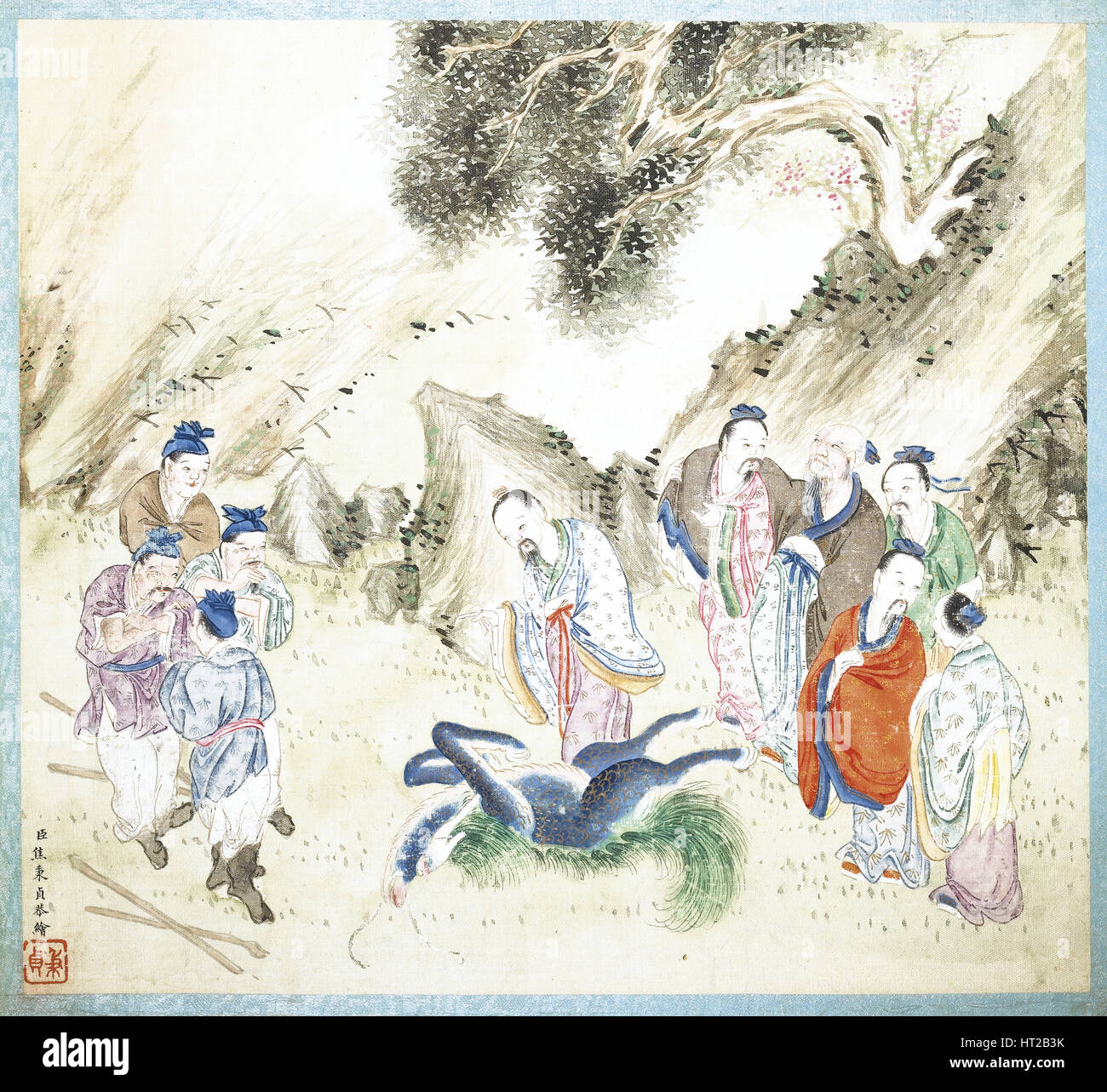 The Life of Confucius, Early 18th century. Artist: Bingzhen, Jiao (1689 ...