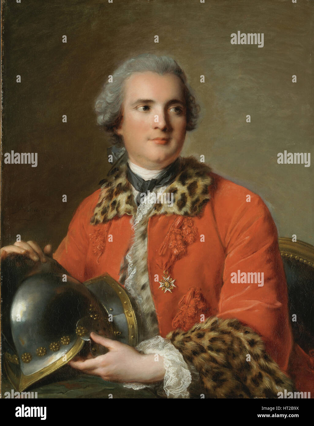 Portrait of Jean-Victor de Rochechouart de Mortemart (1712-1771), 1756 ...