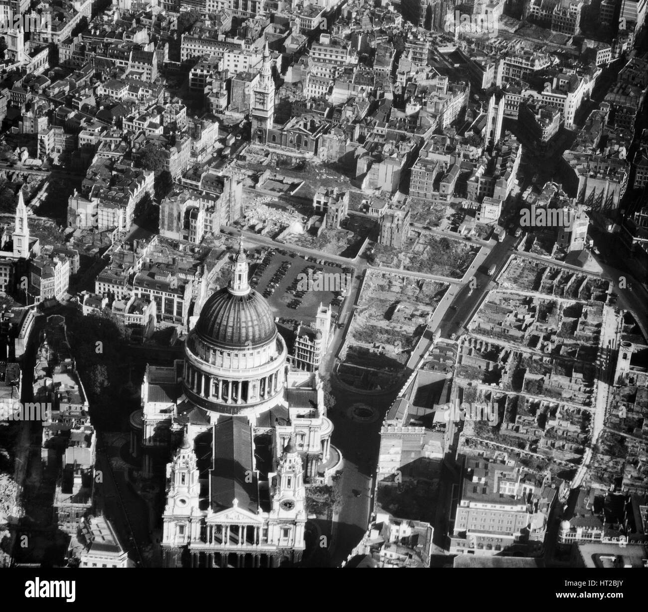 St Paul's Cathedral, London, October 1947. Artist: Aerofilms Stock ...