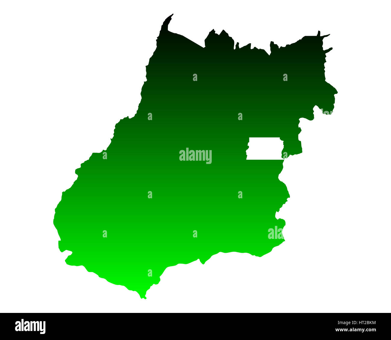 Map of Goias Stock Photo - Alamy