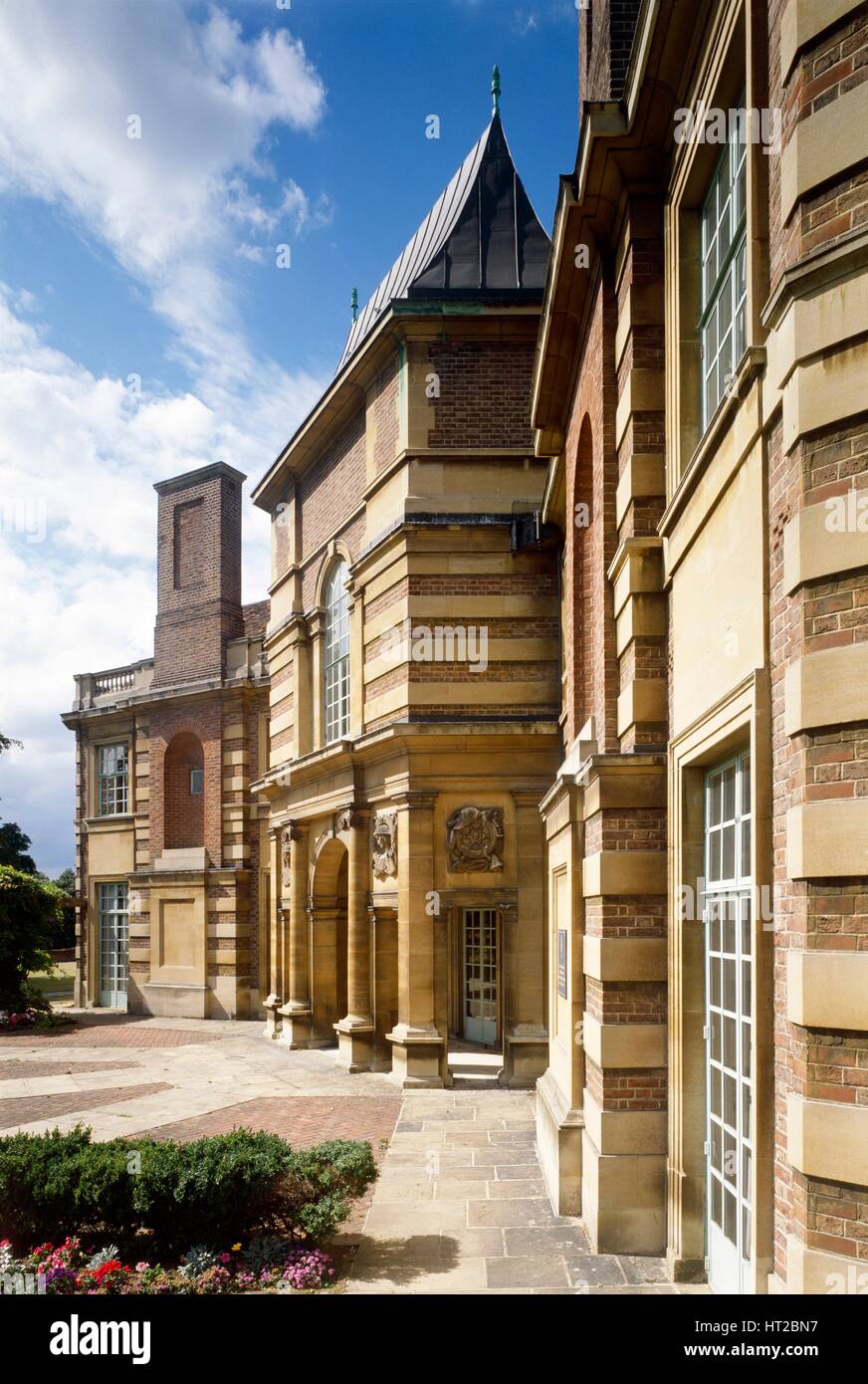 The Courtauld House garden entrance, Eltham Palace, Greenwich, London ...