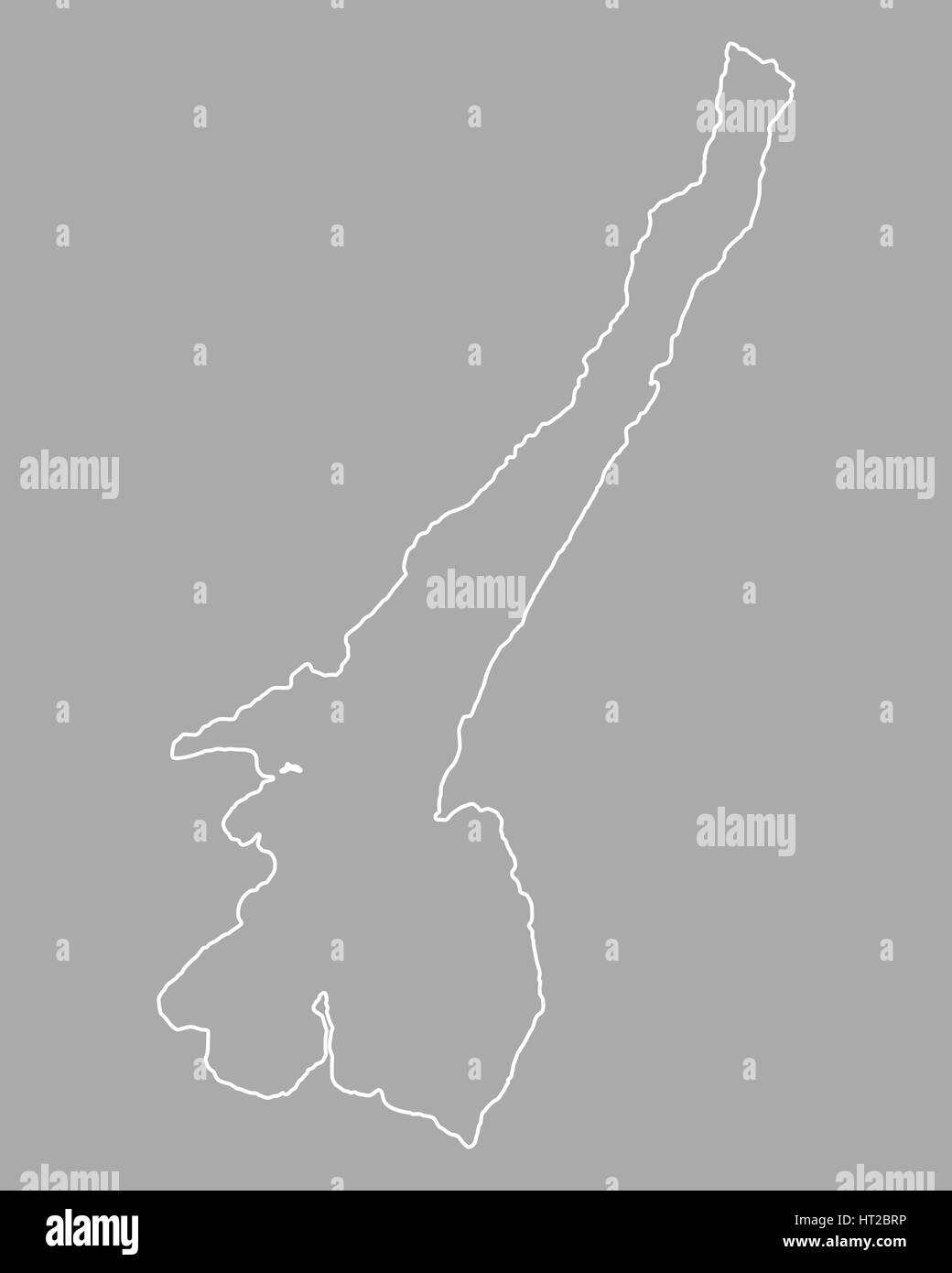 Map of Lake Garda Stock Photo - Alamy