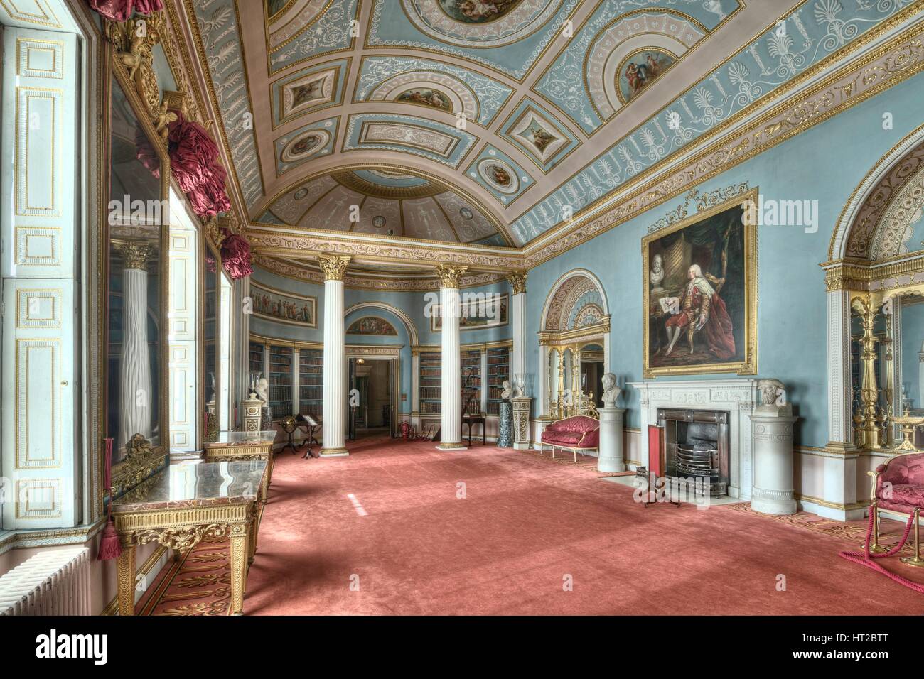 The Library, Kenwood House, Hampstead, London, 2011. Artist: Historic ...