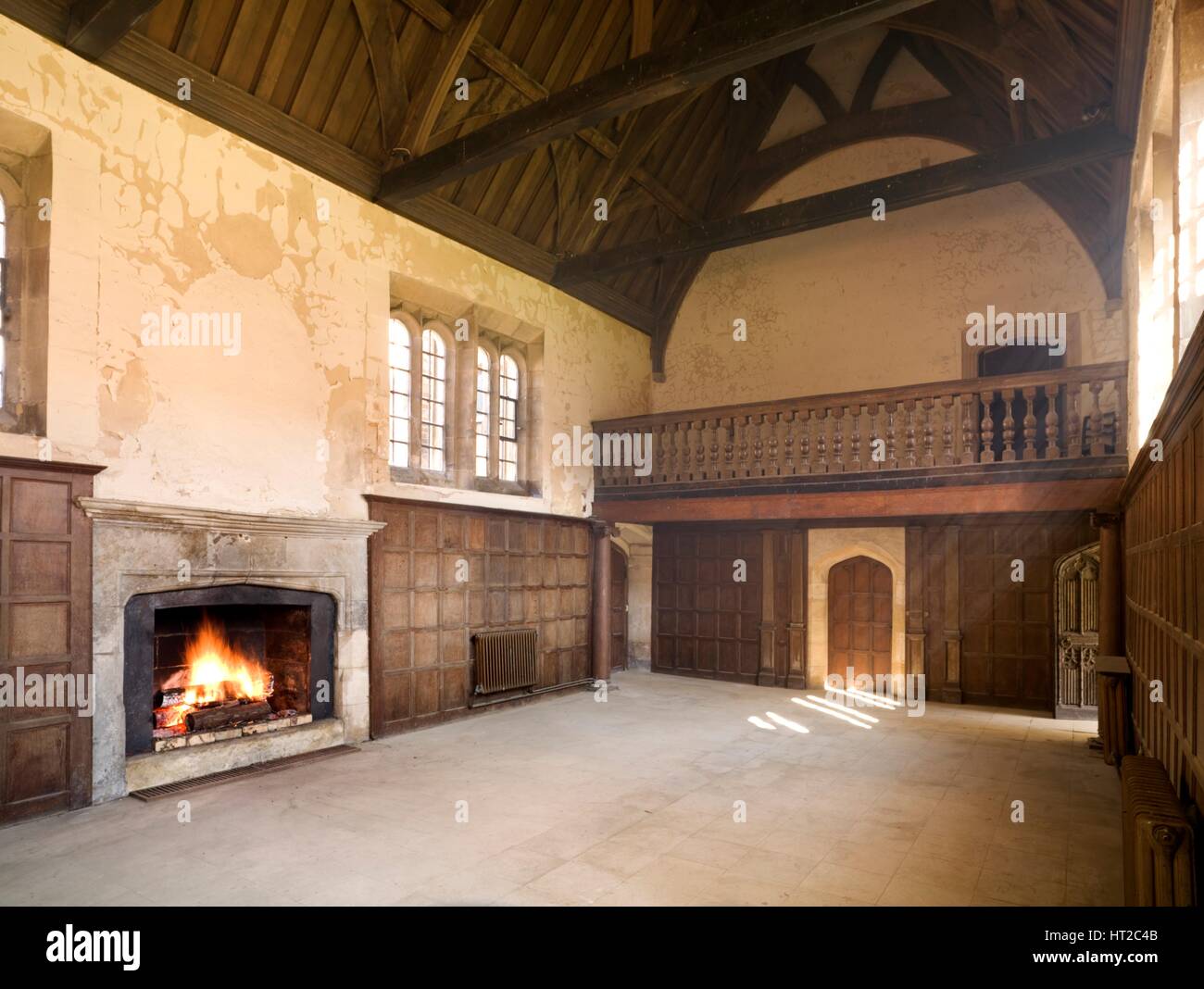 The Great Hall, Apethorpe Palace, Northamptonshire, 2008. Artist ...