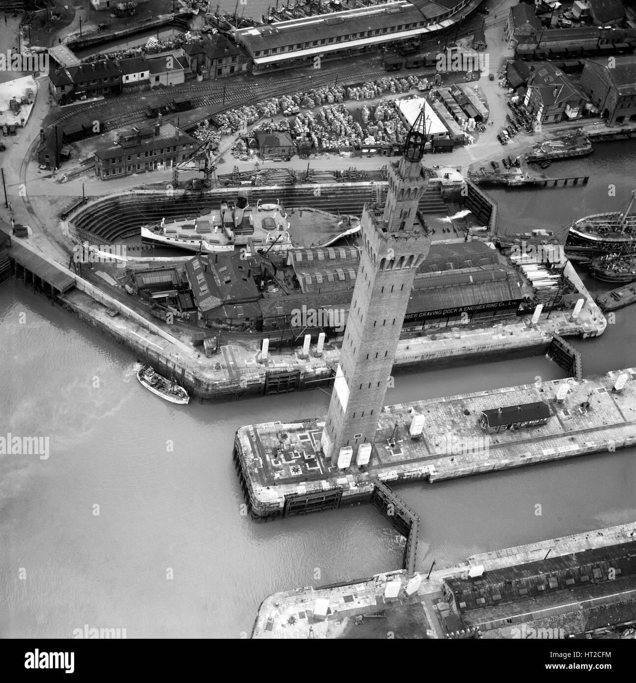 Alexandra dock grimsby Black and White Stock Photos & Images - Alamy