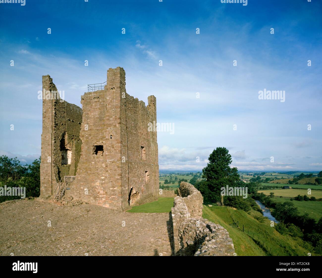 Brough Castle, Cumbria, c2000s(?). Artist: Unknown Stock Photo - Alamy