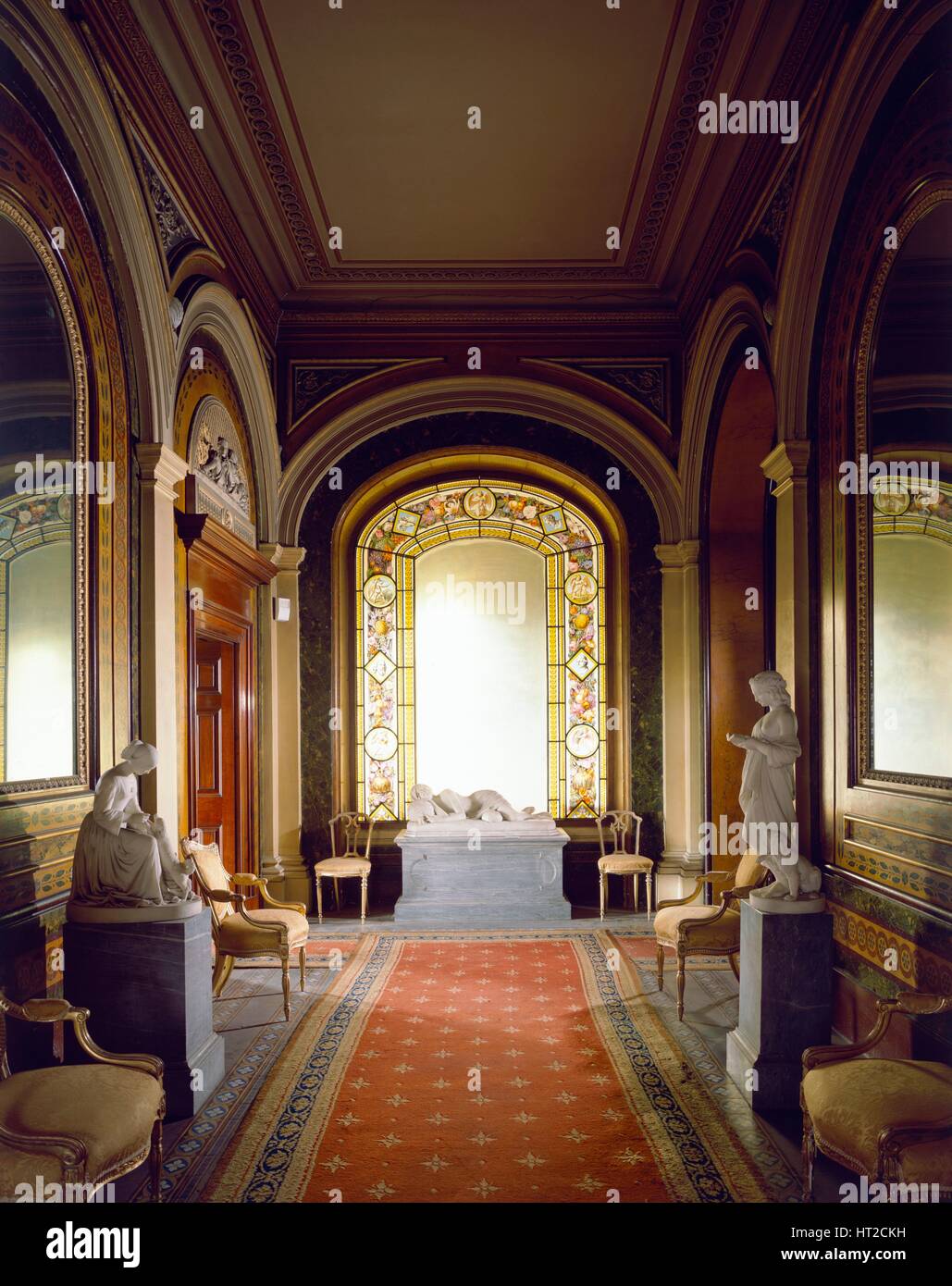 Ground floor hall of Brodsworth Hall, South Yorkshire, c2000s ...