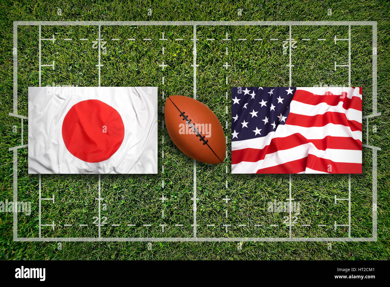 Flag usa vs flag japan hi-res stock photography and images - Alamy