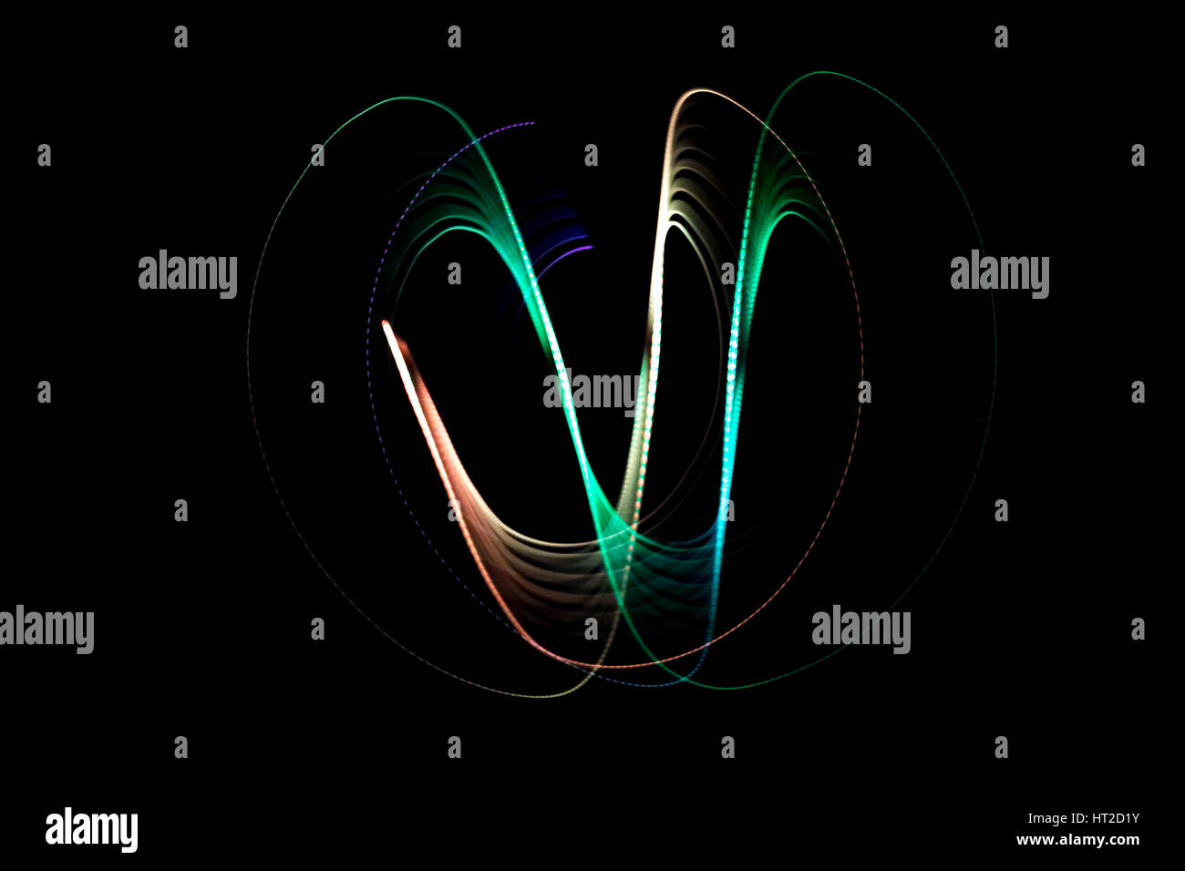 long exposure light painting or light trails Stock Photo - Alamy