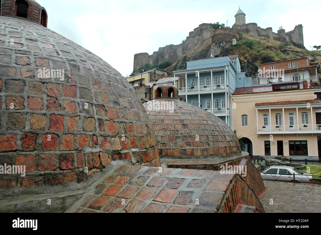 TBILISI - JULY 3: Architecture of the Old Town of Tbilisi in ...