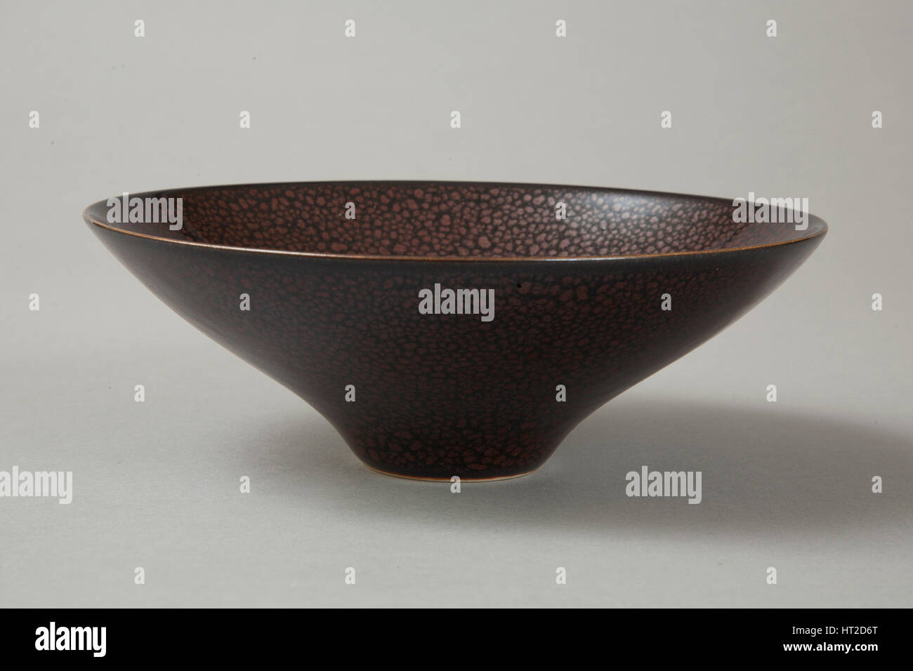 Conical Cizhou-type bowl with spotted iron-rust décor, 1980s. Artist ...