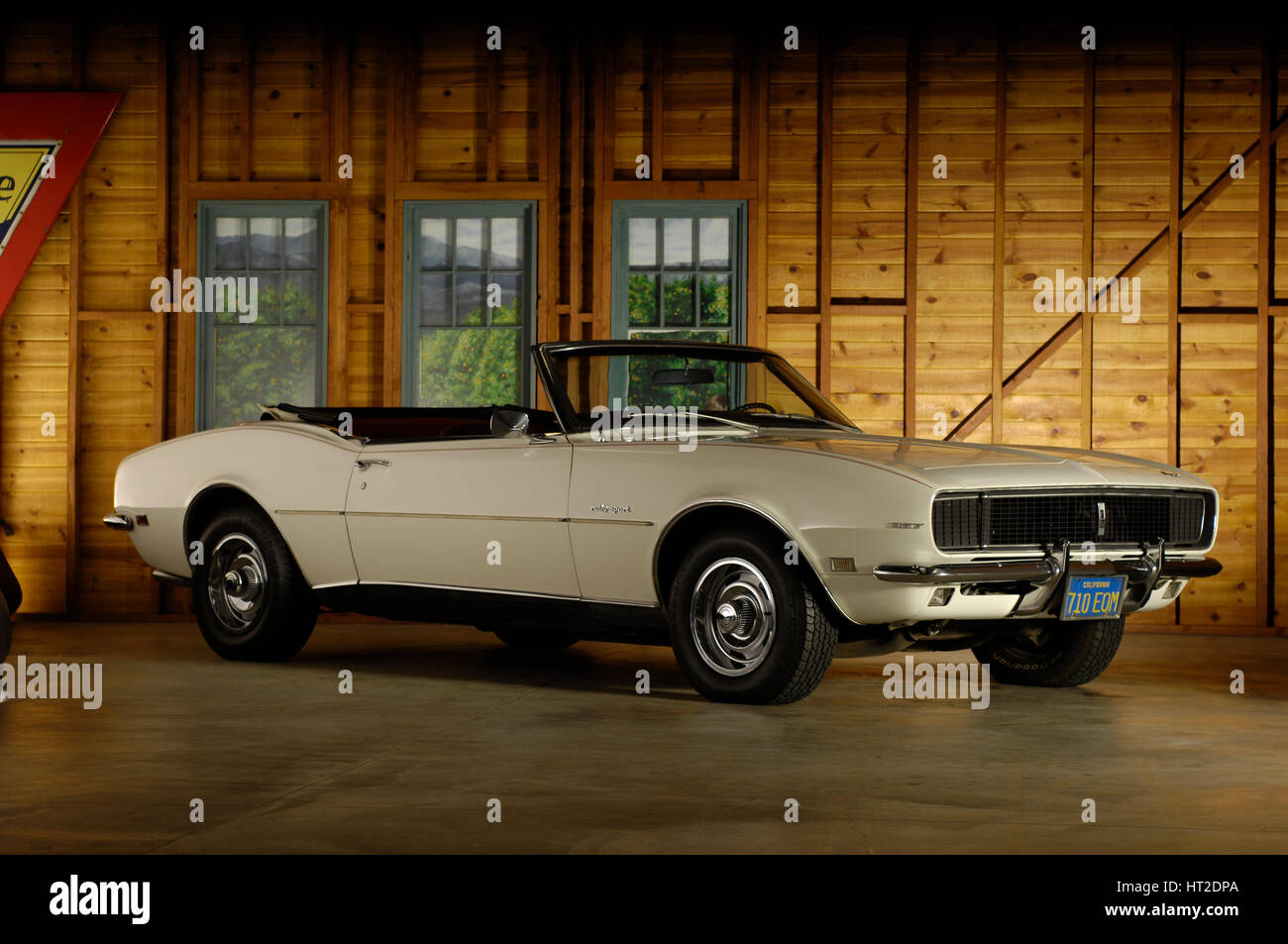Chevrolet Camaro 327 rally sport Convertible 1968. Artist: Simon Clay ...
