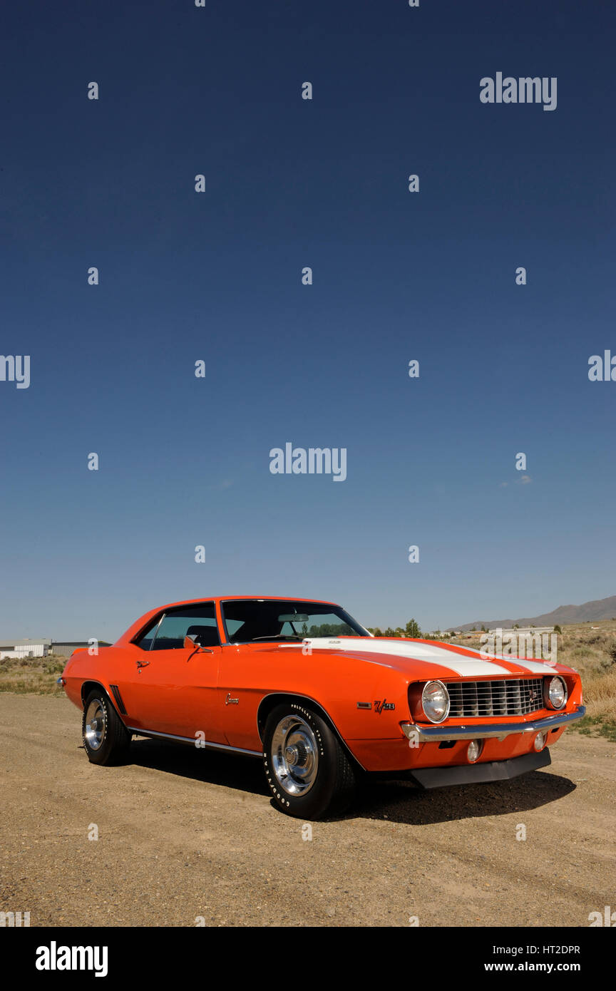Chevrolet Camaro Z28 1969. Artist: Simon Clay Stock Photo - Alamy