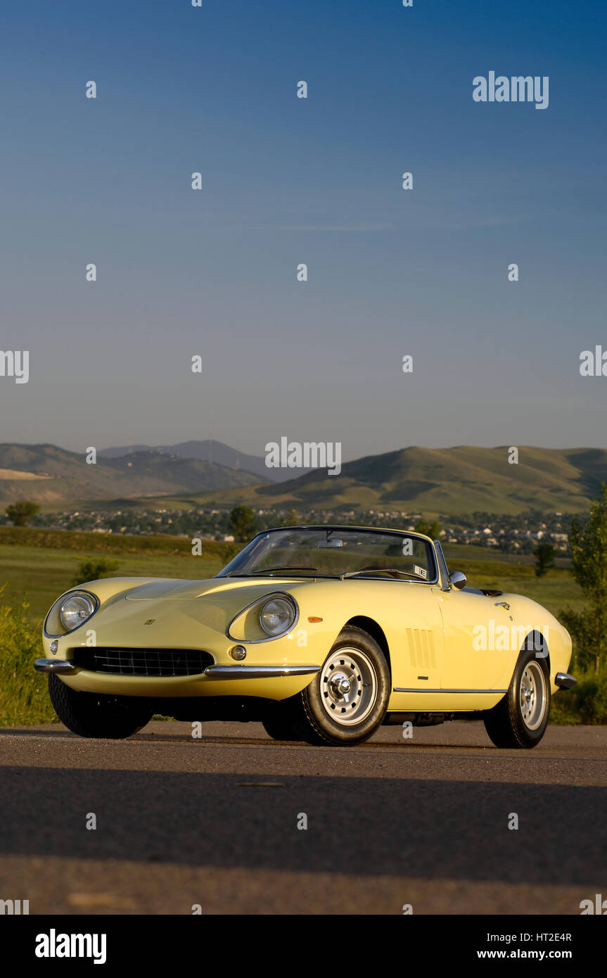 Ferrari Nart Spyder 1967. Artist: Simon Clay Stock Photo - Alamy