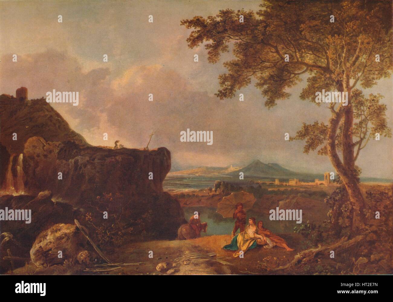 'The White Monk II', c1775, (1938). Artist: Richard Wilson Stock Photo ...