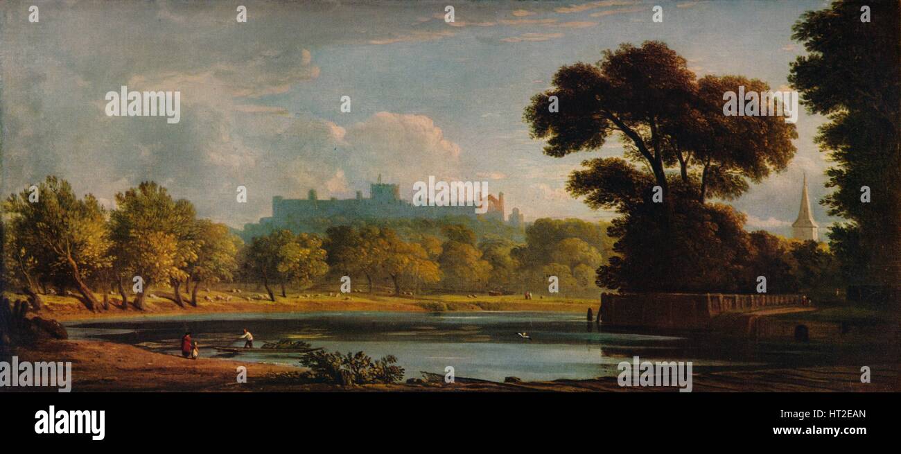 'View of Windsor', c1832, (1938). Artist: John Varley I Stock Photo - Alamy