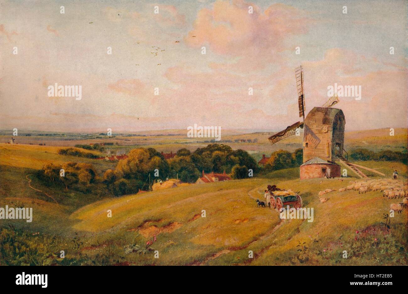'Alfriston Mill', c1886, (1938). Artist: Robert Thorne Waite Stock ...
