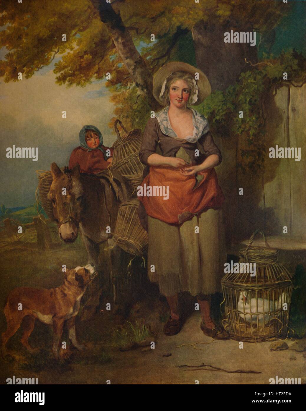 'The Return from Market', 1786, (1938). Artist: Francis Wheatley Stock ...